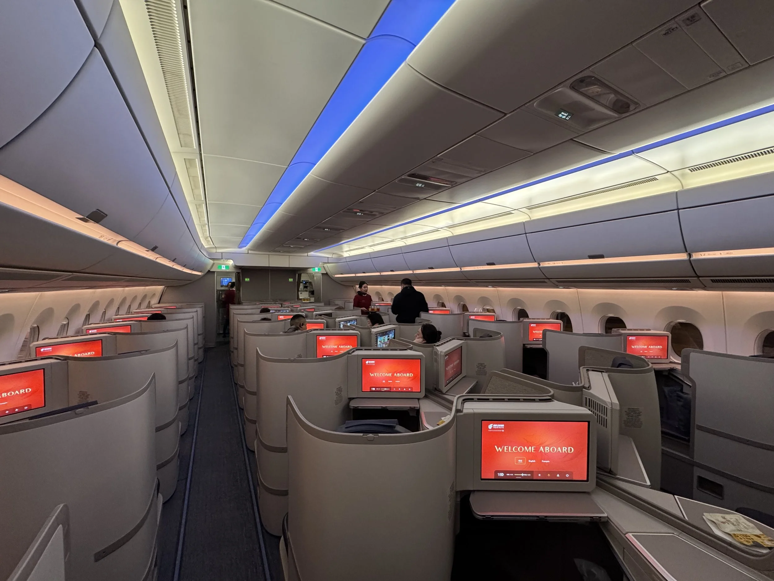 Review - Air China Business Class A350-900 Chengdu Shuangliu to ...