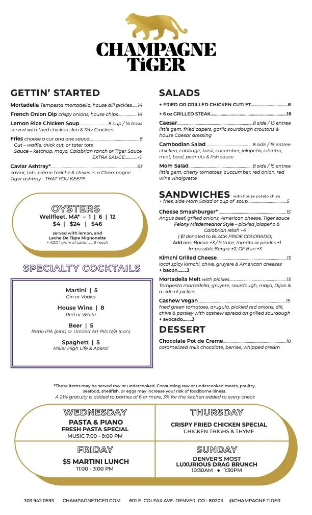 Champagne Tiger