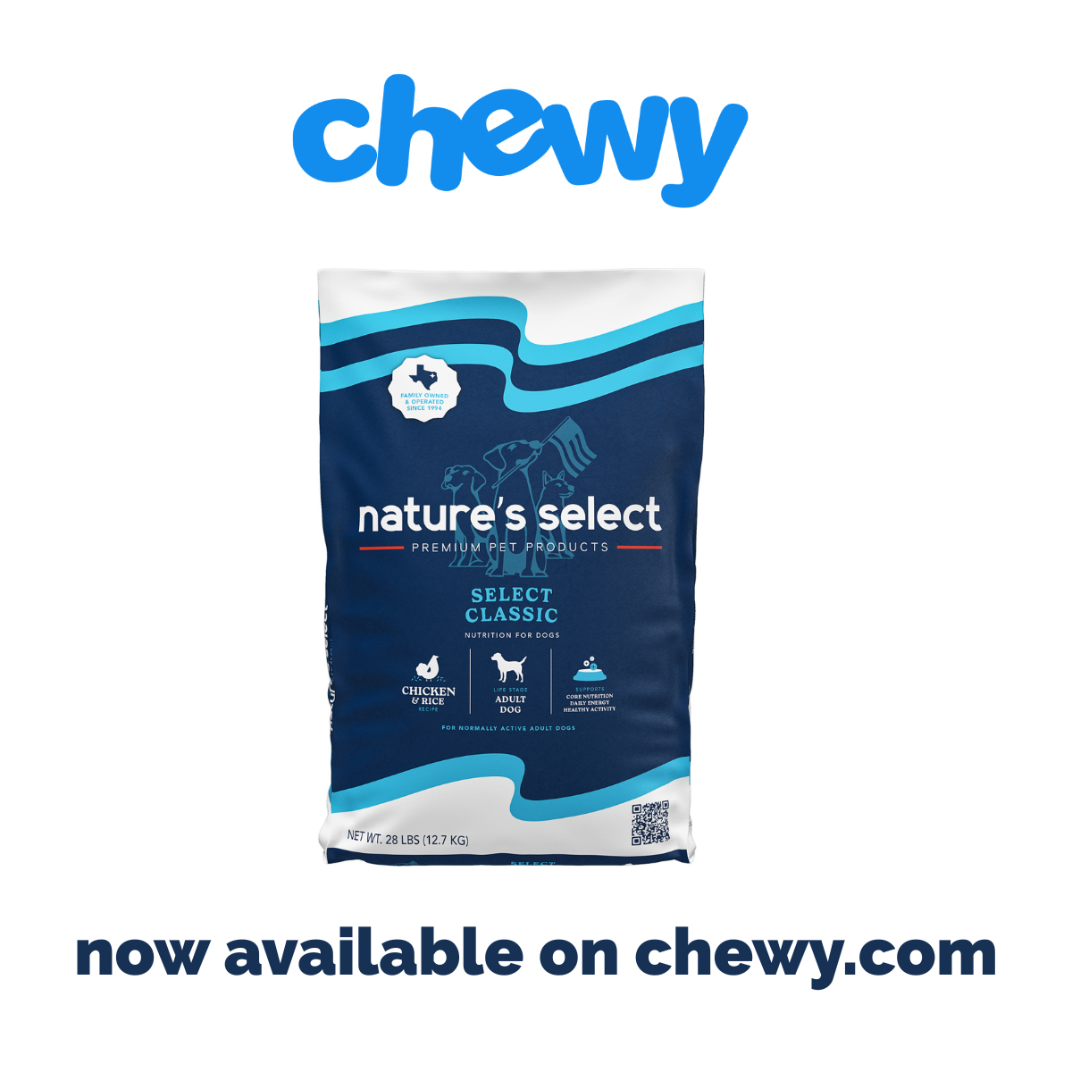 Now on Chewy — Nature's Select Premium Pet Products