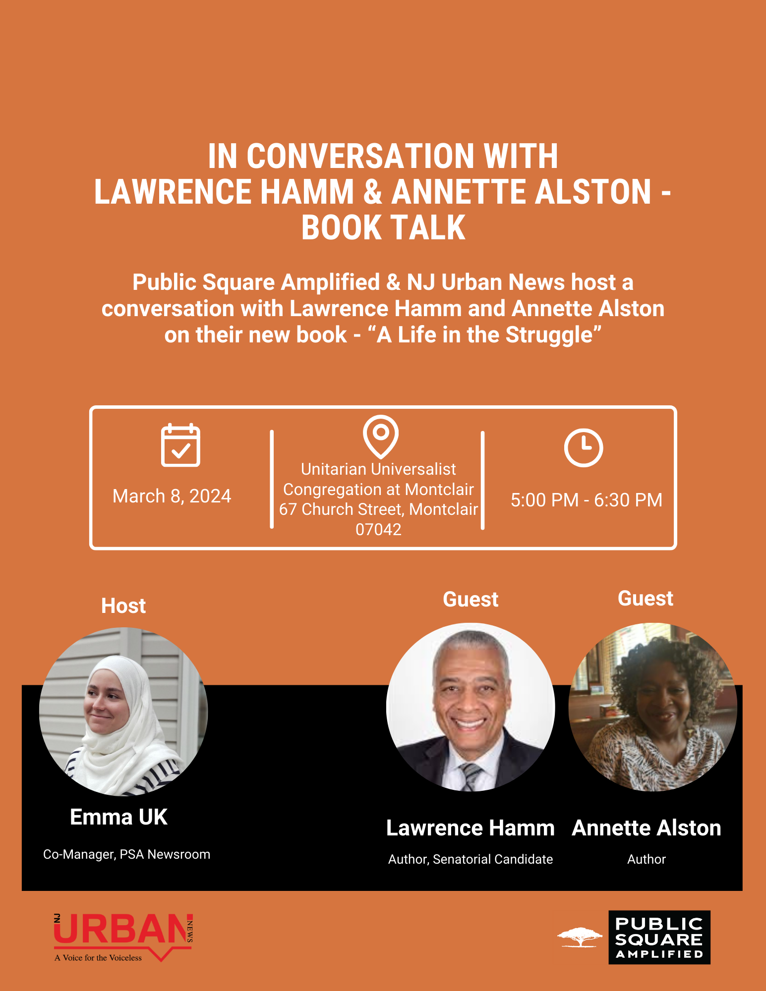 In conversation with Lawrence Hamm & Annette Alston, “A Life in the ...