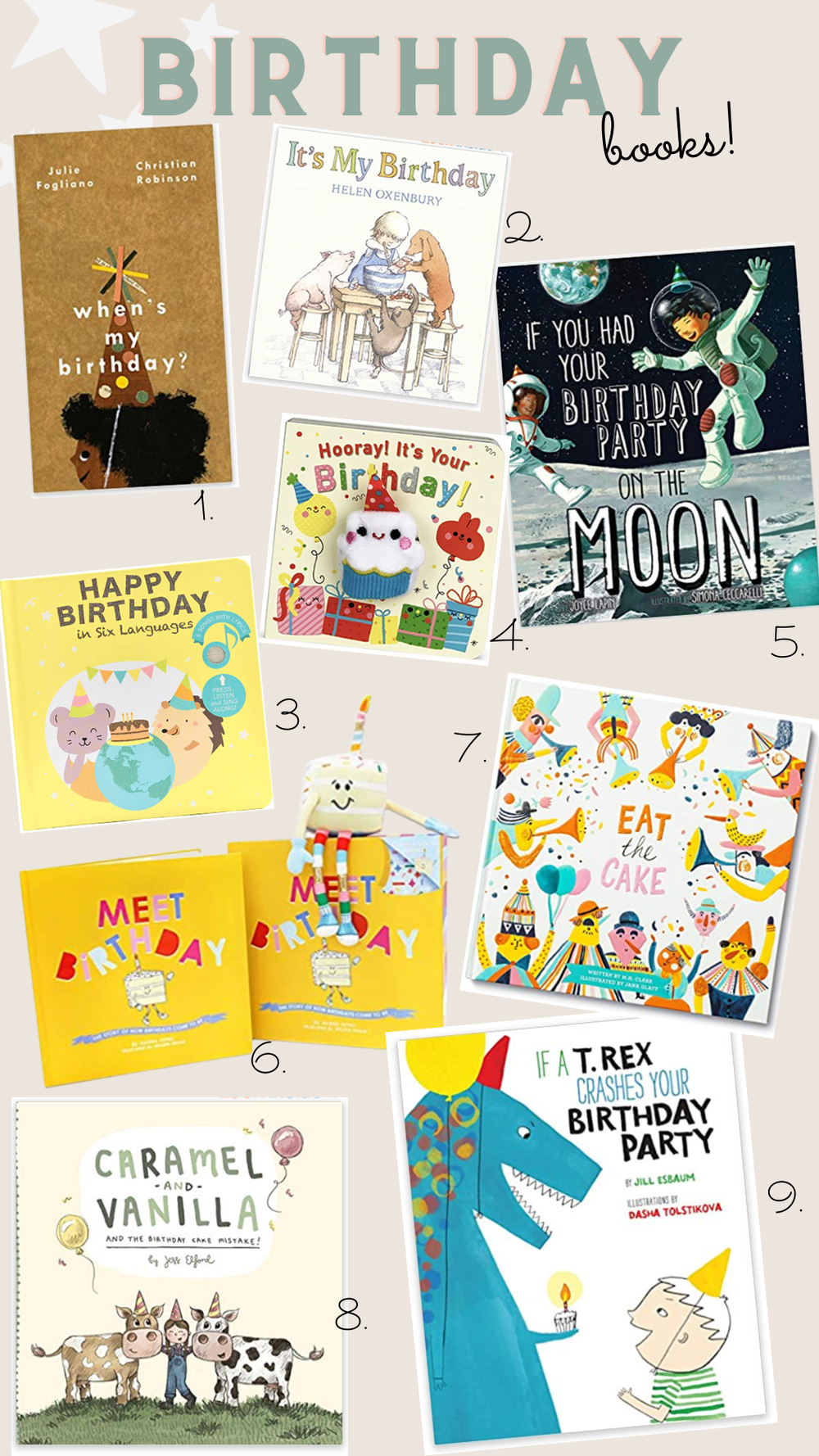 My Favorite Birthday Books — Momma Society