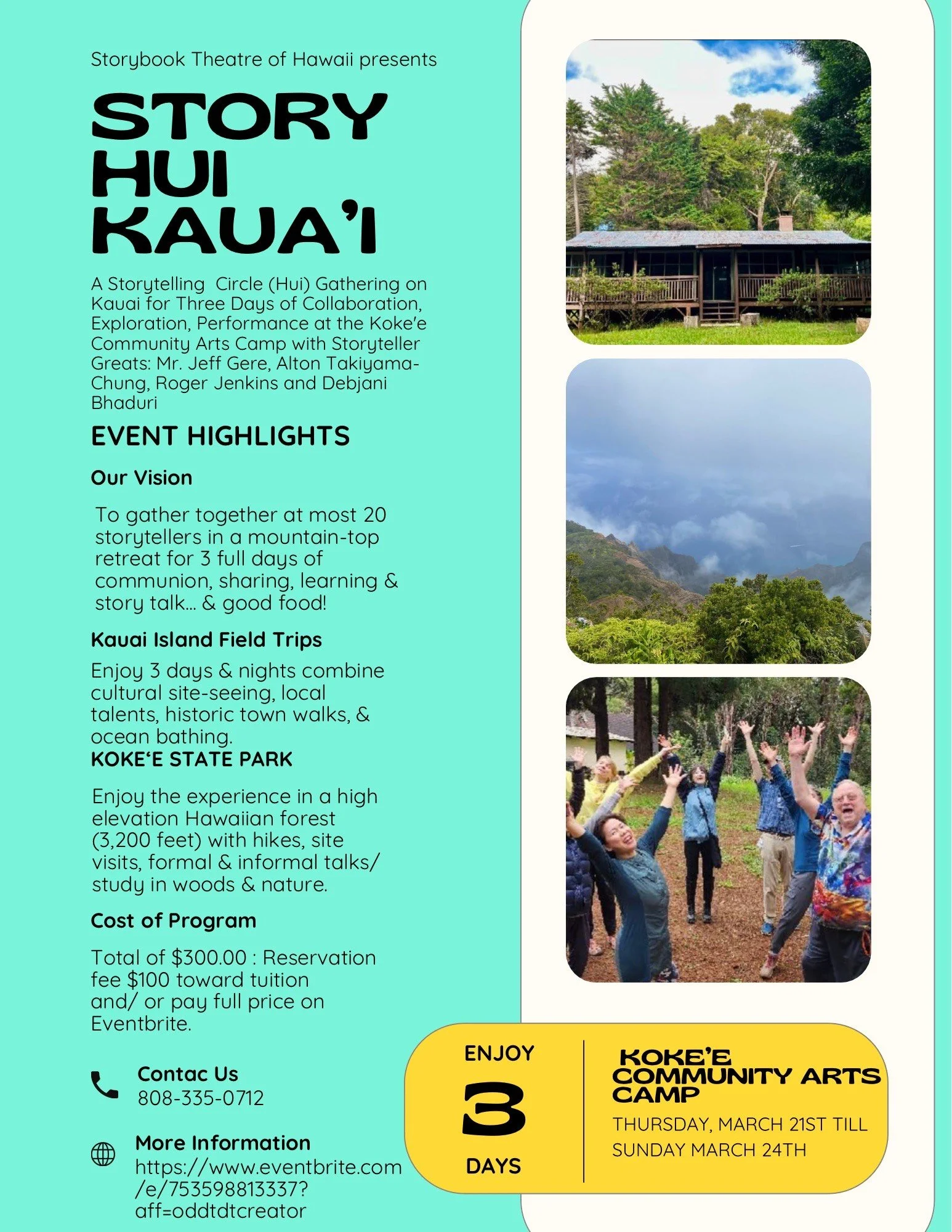 Story Hui Kaua’i Retreat — Storybook Theatre