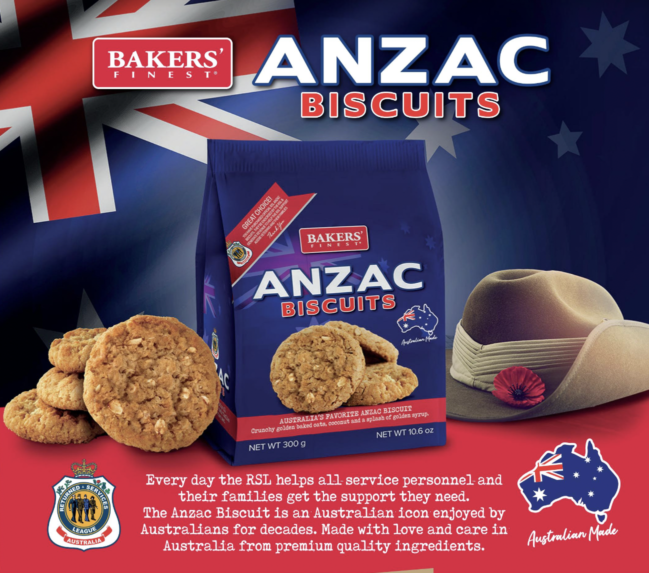 RSL Anzac Biscuits — RSL Australia