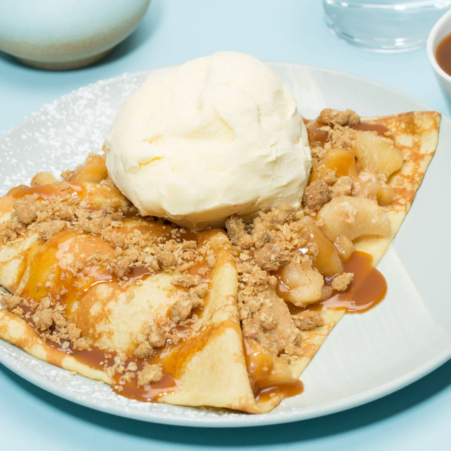 Pomme Pilot French Crepe — Demetres | Dessert Experienced