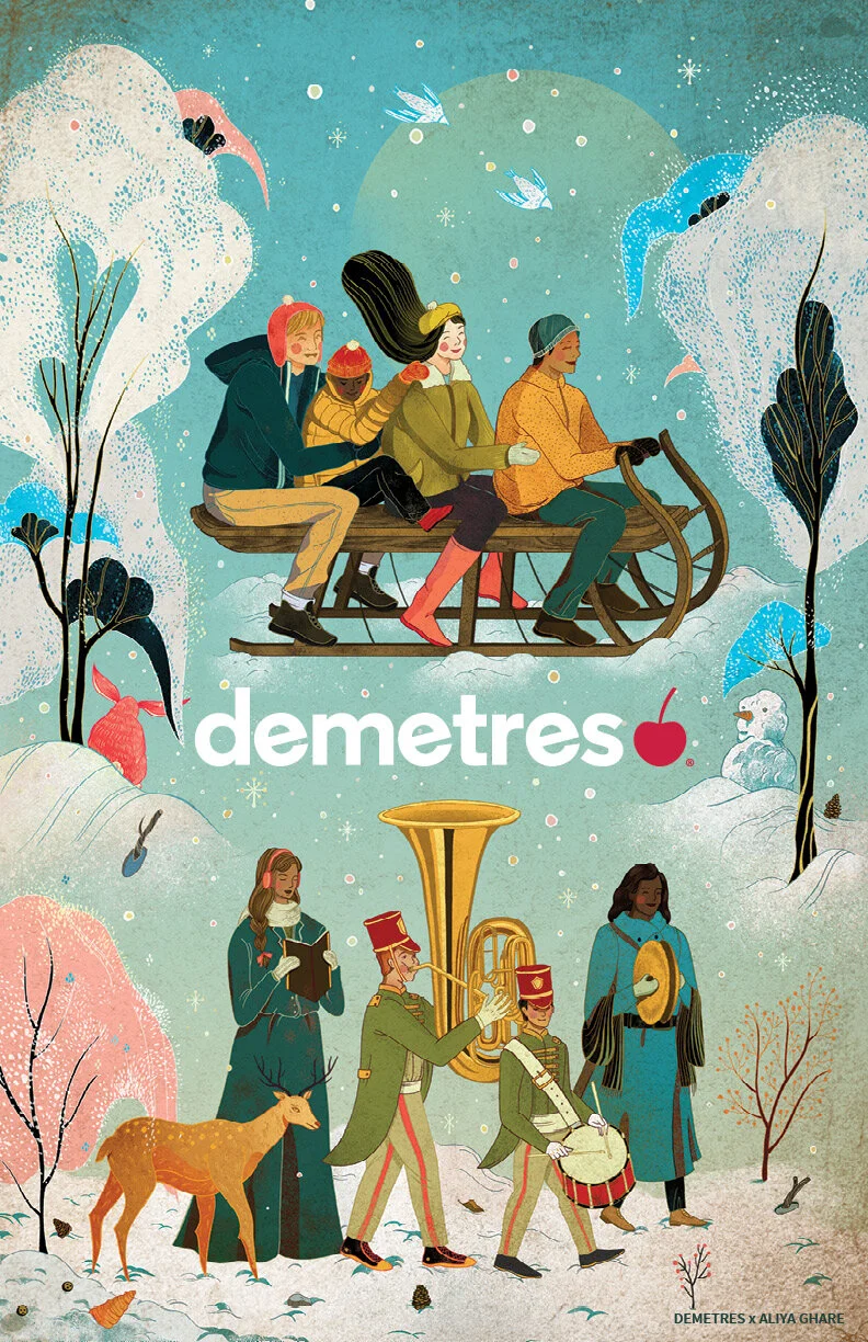 Demetres Menu Art — Demetres | Dessert Experienced