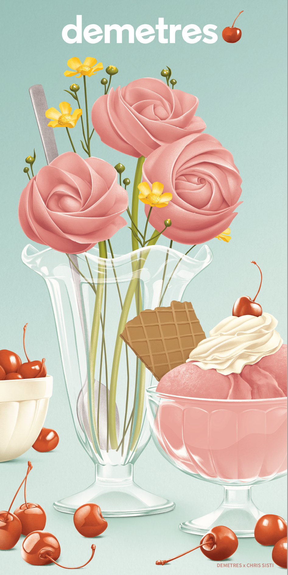 Demetres Menu Art — Demetres | Dessert Experienced