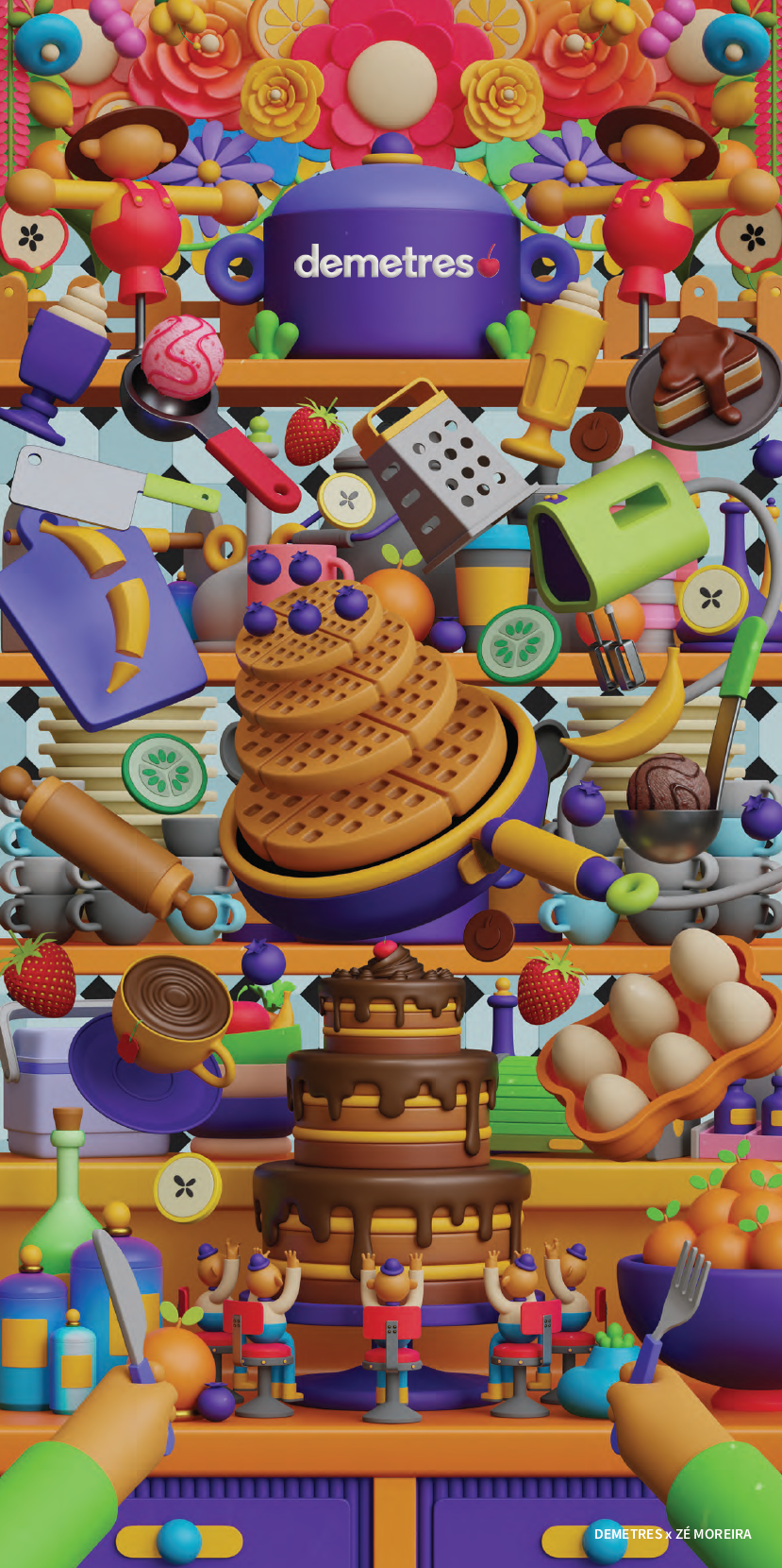 Demetres Menu Art — Demetres | Dessert Experienced