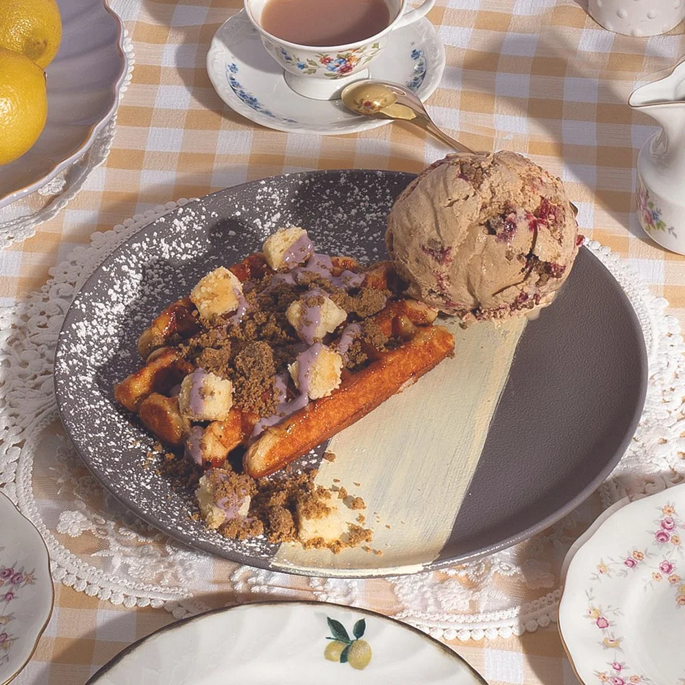 Spill The Tea Liège Waffle — Demetres | Dessert Experienced