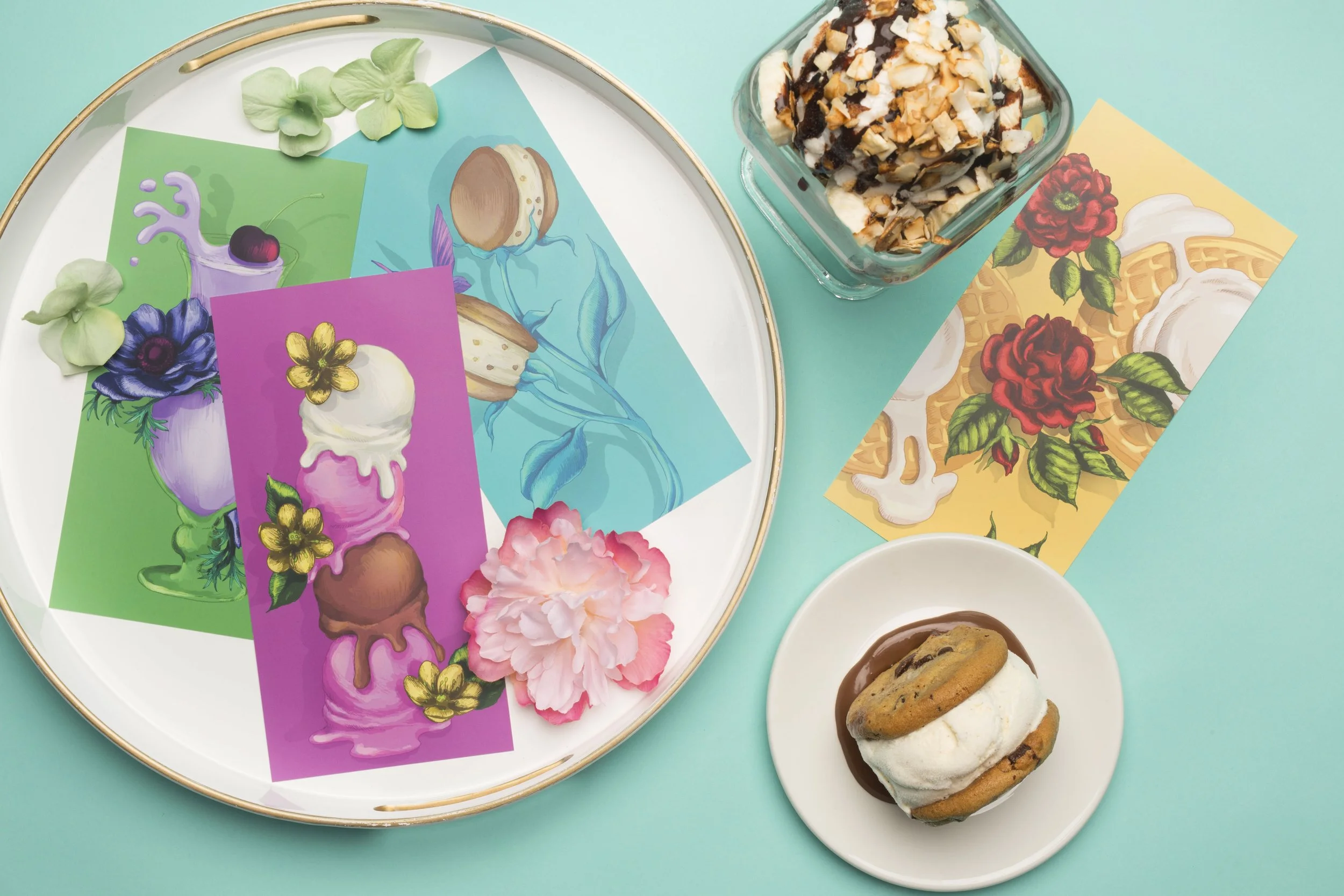 Demetres Menu Art — Demetres | Dessert Experienced