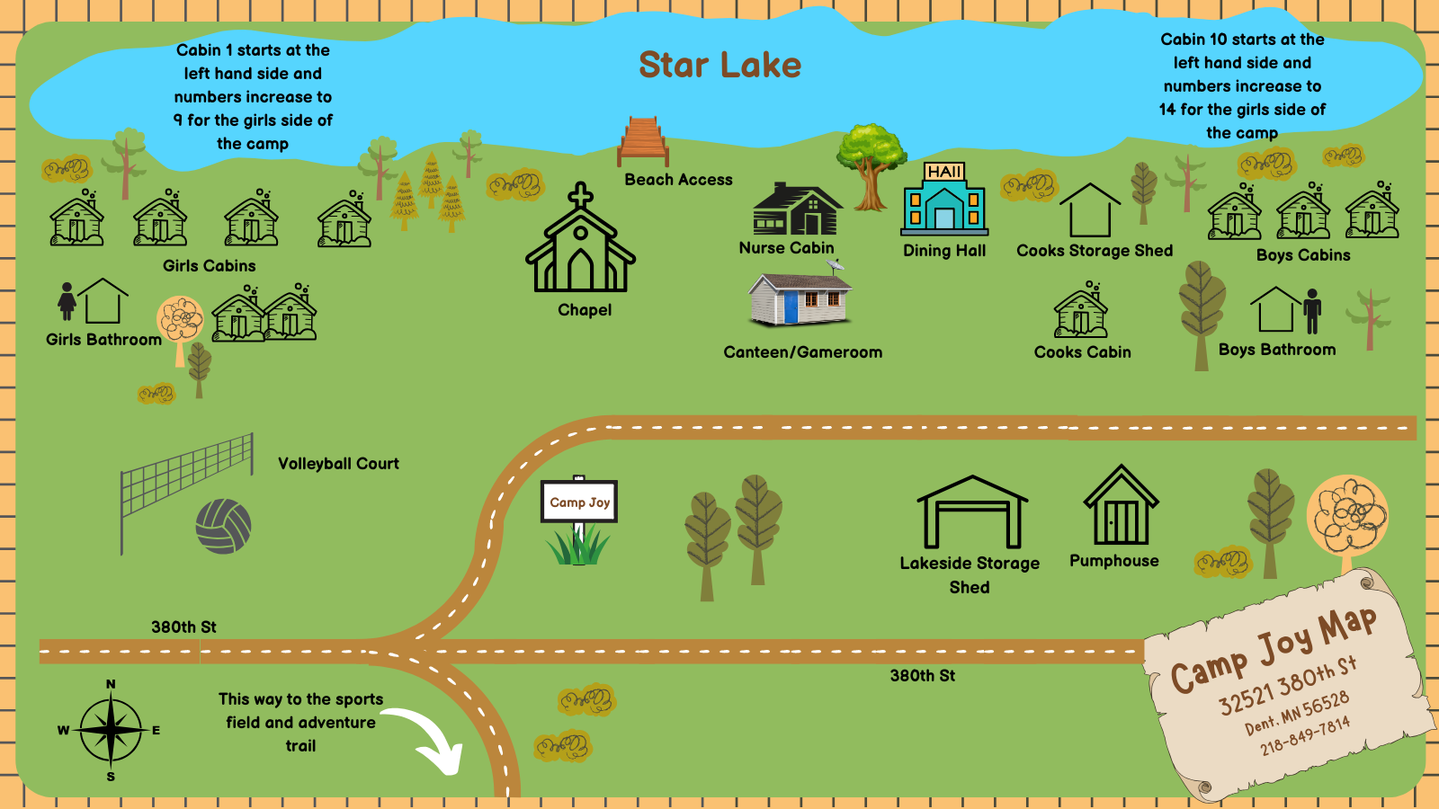 Camp Joy Map — Camp Joy