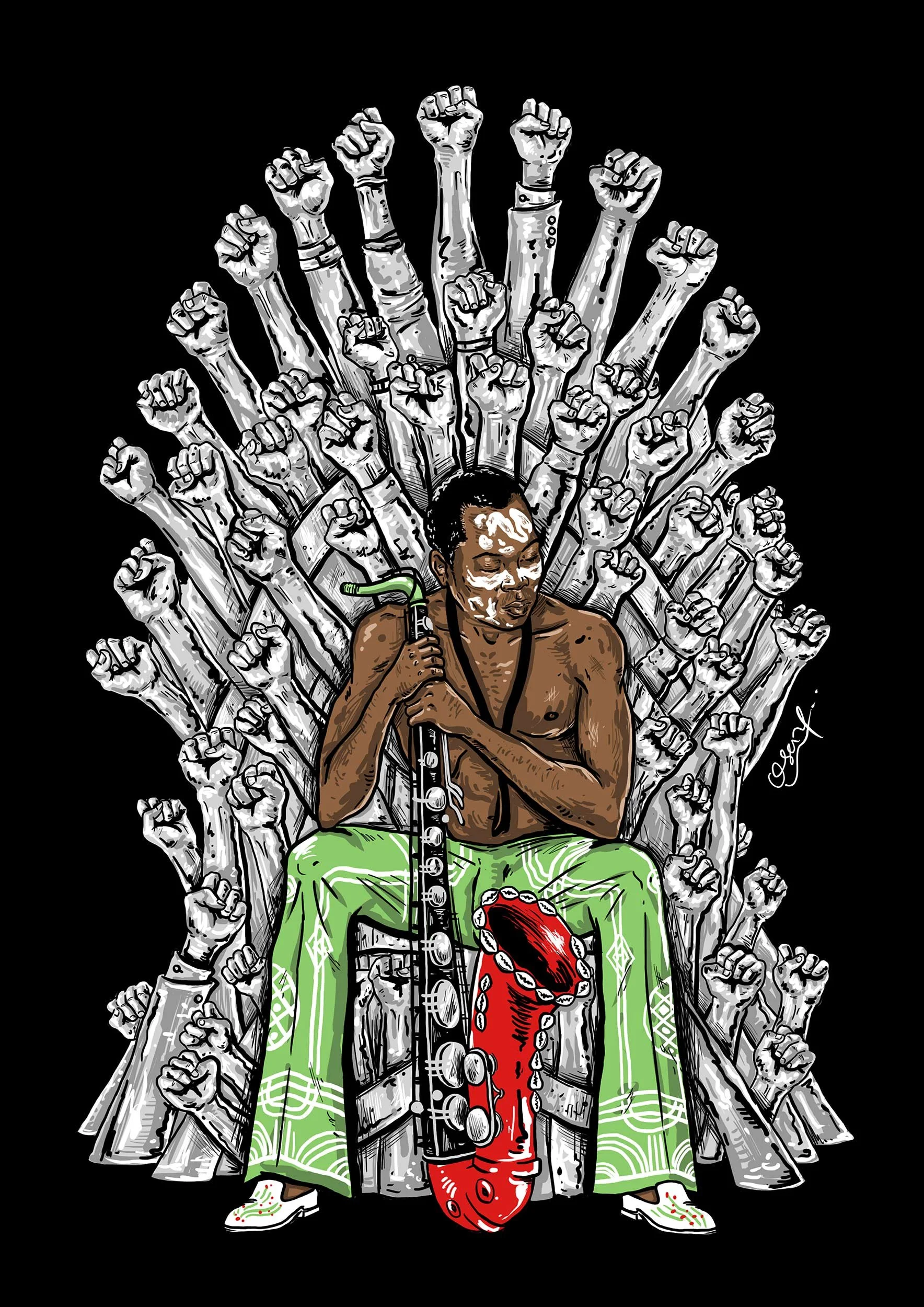 Tribute to Fela Kuti — OSAZE AMADASUN