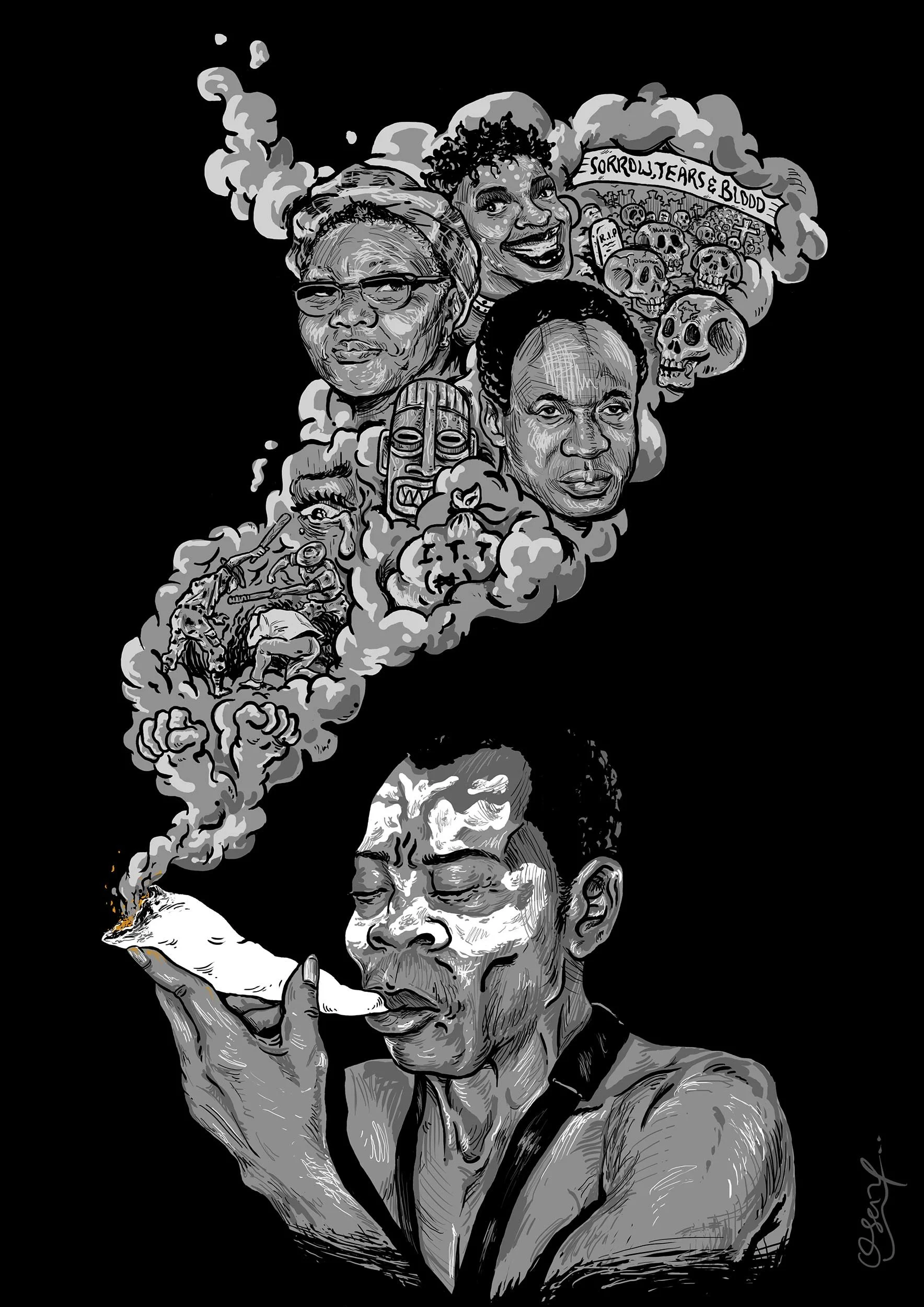 Tribute to Fela Kuti — OSAZE AMADASUN
