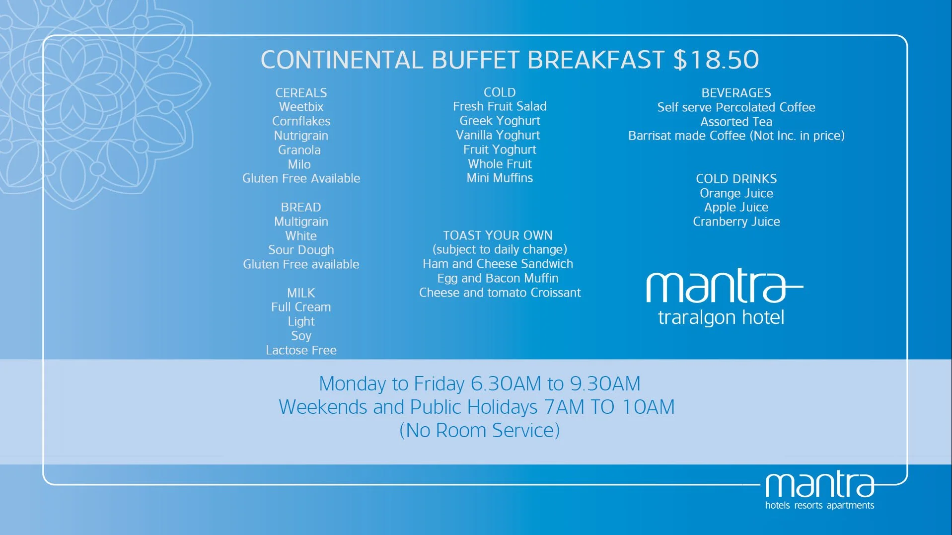 Dining — Mantra Traralgon