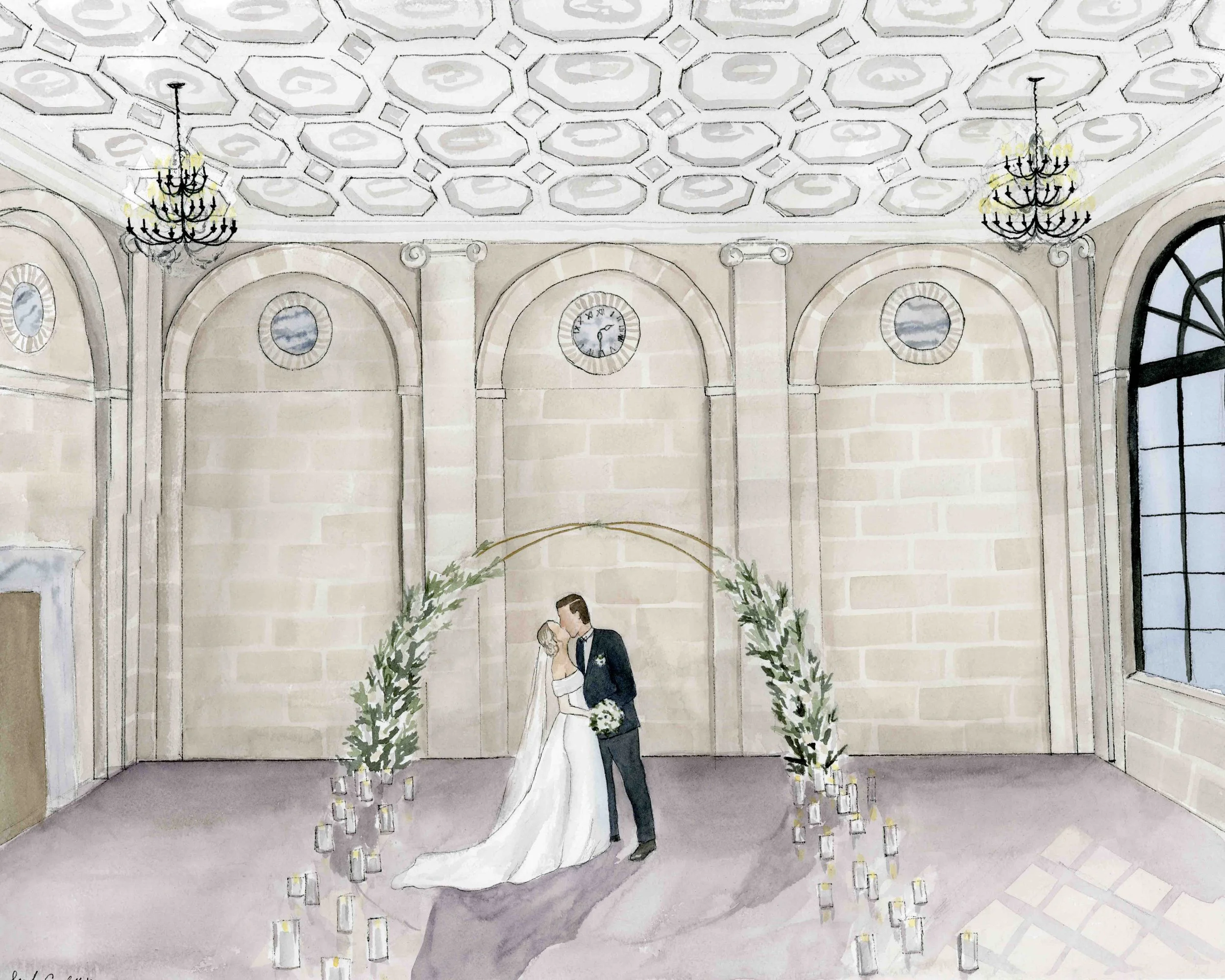 Live Event Wedding Painter based in Cincinnati Ohio — The Campbell Creative