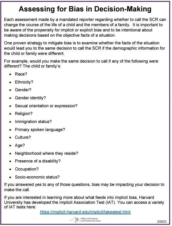 Child Safety & Advocacy — SIUH Emergency Residency Program