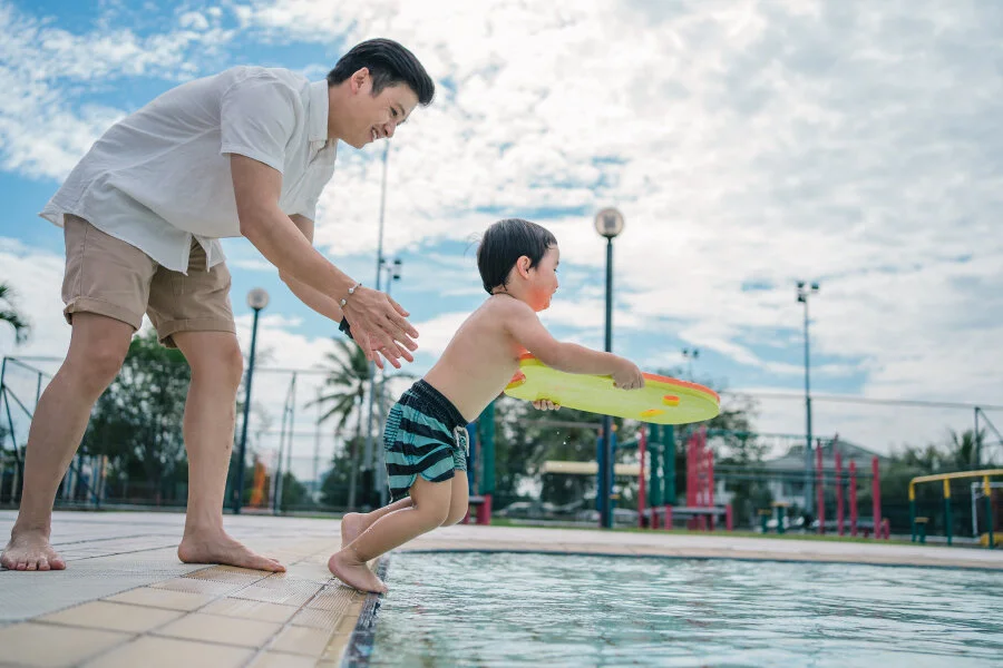 Peak Club facilities include a swimming pool and kids pool, gym, ladies ...