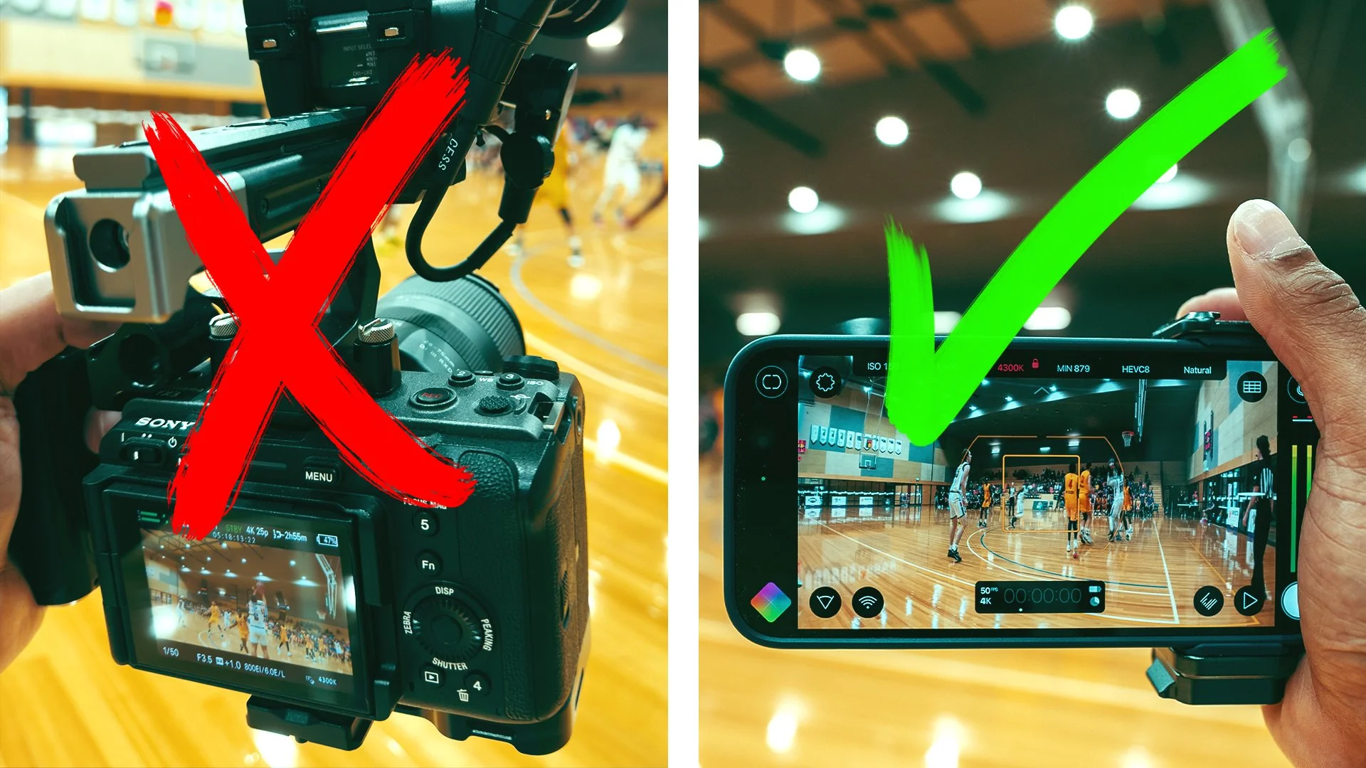Filming a Basketball Game with an iPhone: A Hidden Experiment — Beyond ...