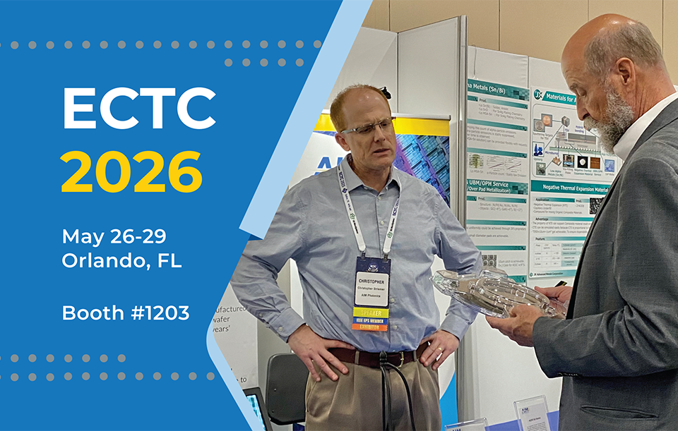 2026 Electronic Components and Technology Conference (ECTC) — AIM Photonics