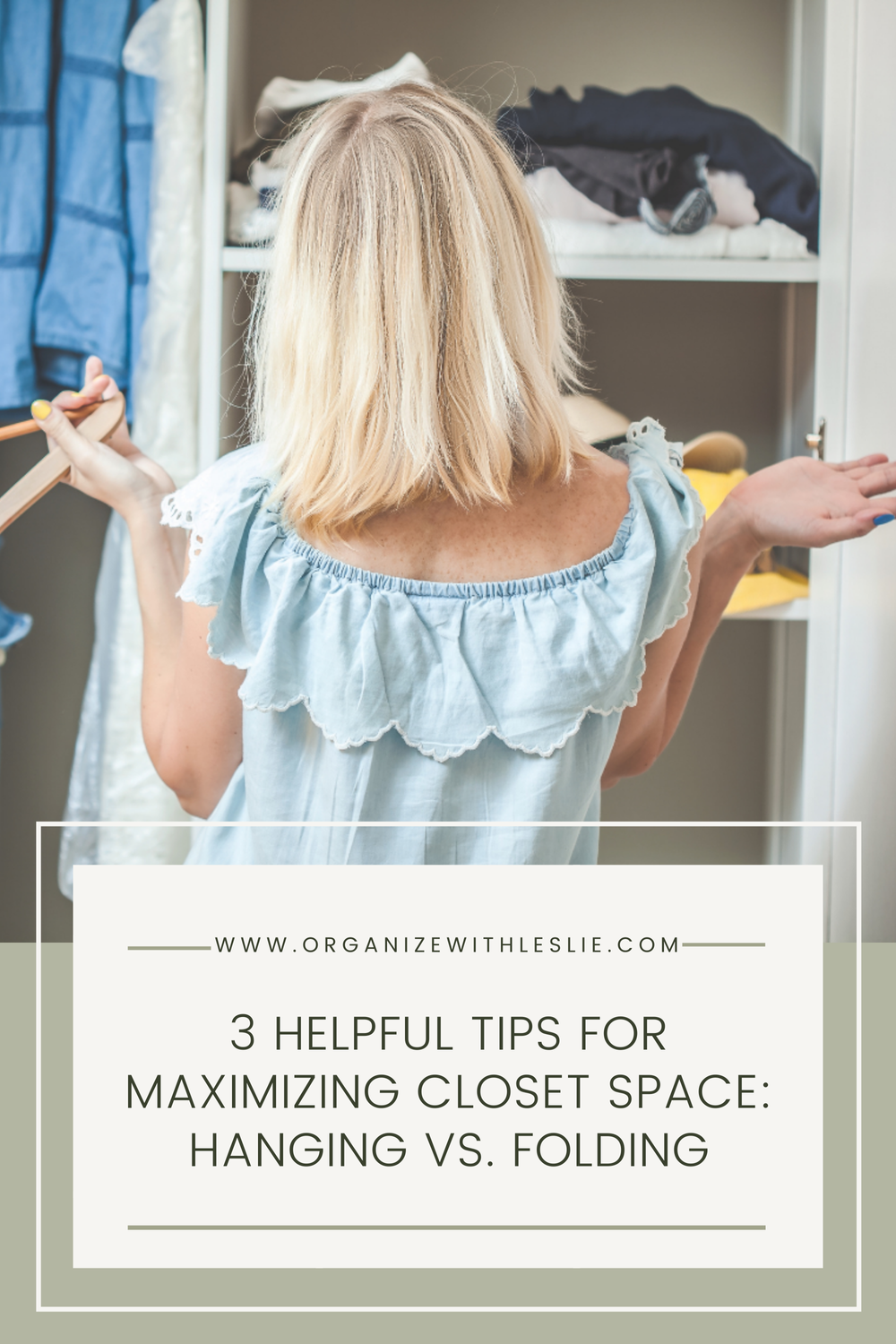 3 Helpful Tips to Enhance Closet Space: Hanging vs. Folding — Organize ...