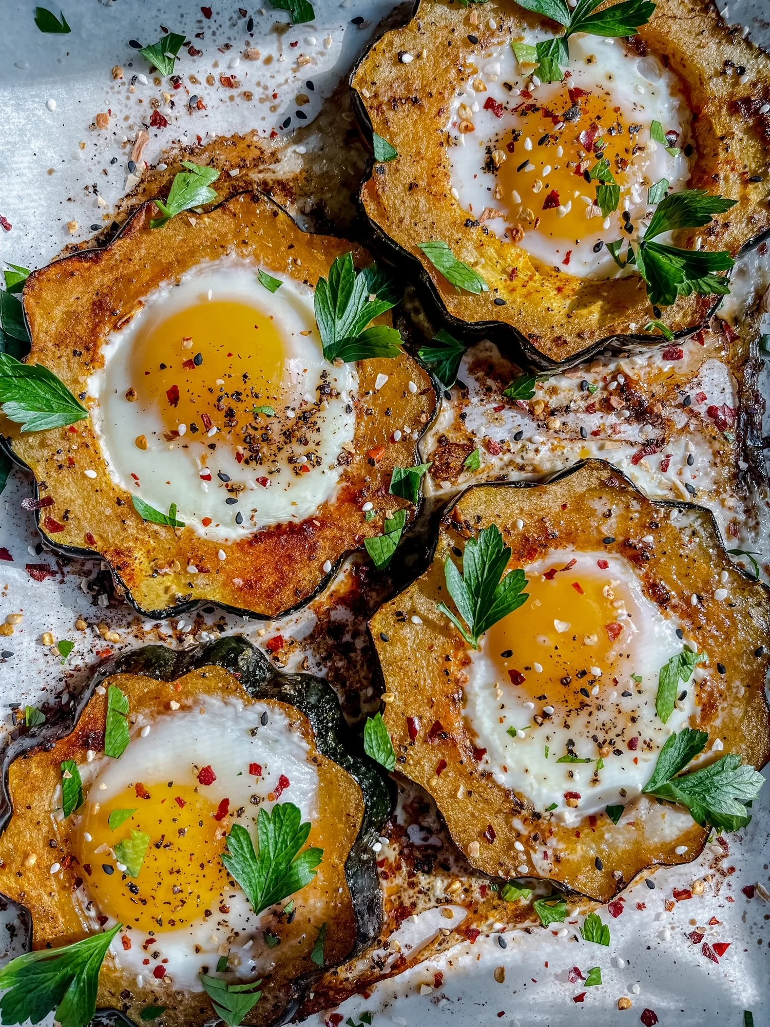 Acorn Squash Egg-In-A-Hole — All Types of Bowls