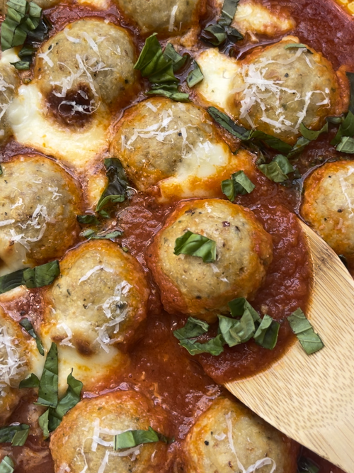 Chicken Parm Meatballs — All Types of Bowls