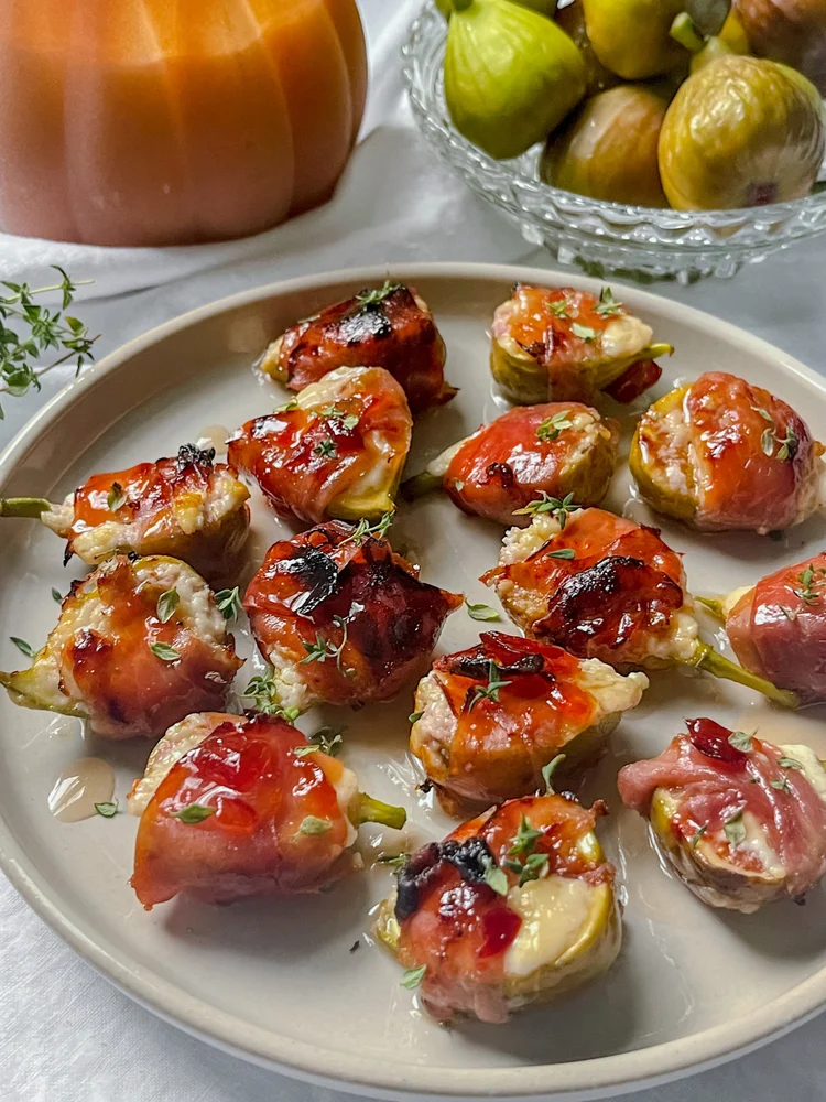 Goat Cheese Stuffed Figs with Prosciutto — All Types of Bowls
