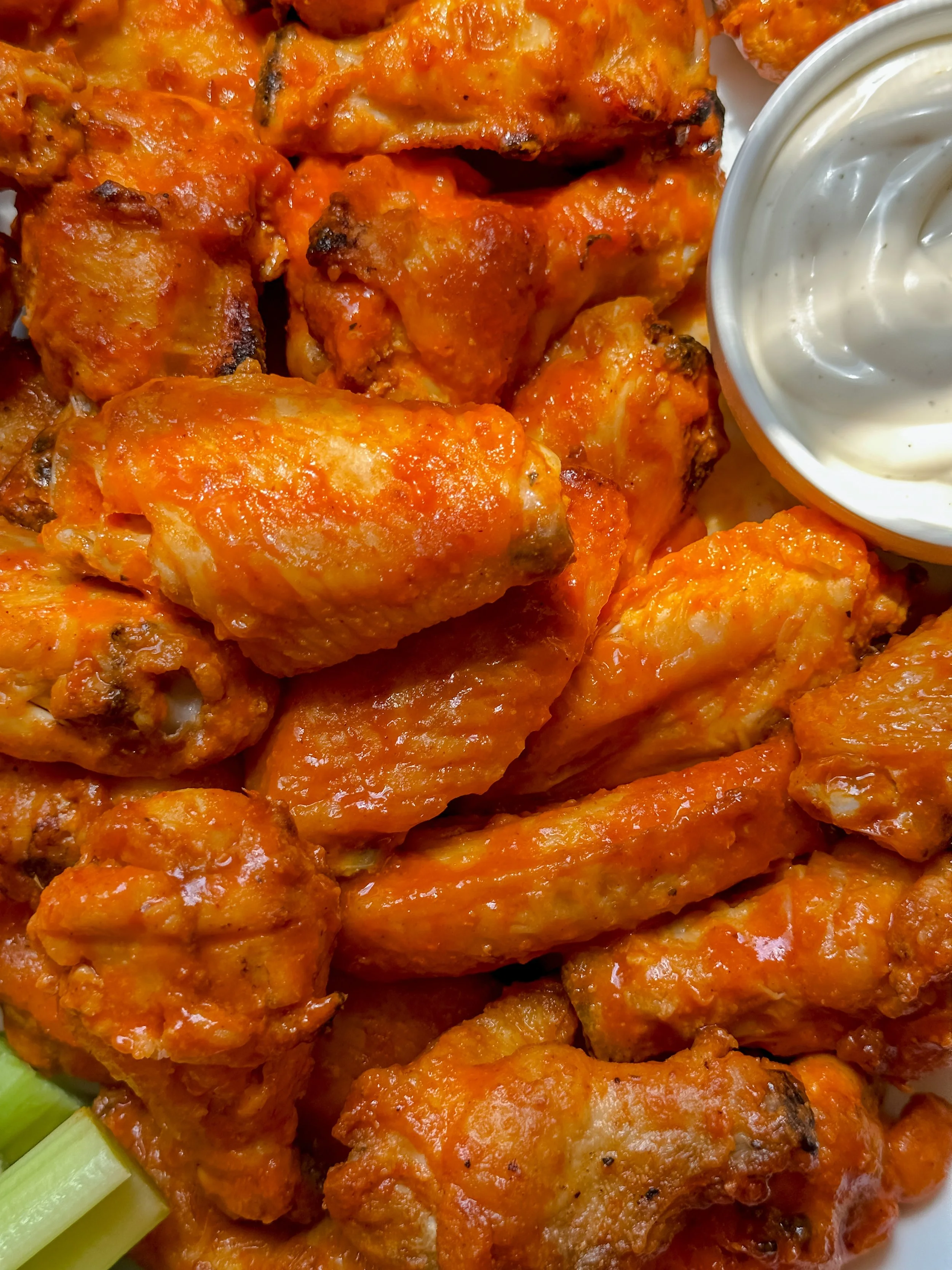 Crispy Oven Baked Buffalo Wings All Types Of Bowls