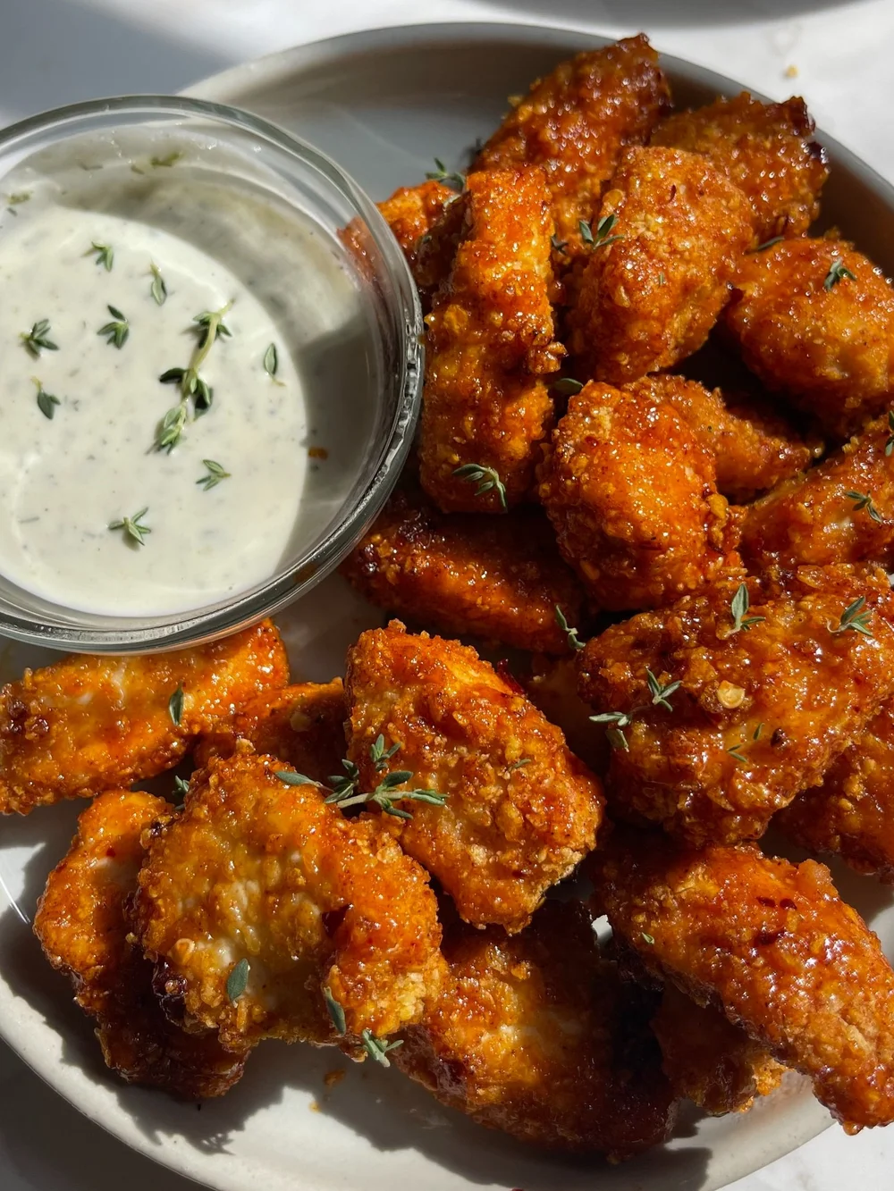 Hot Honey Chicken Nuggets — All Types of Bowls