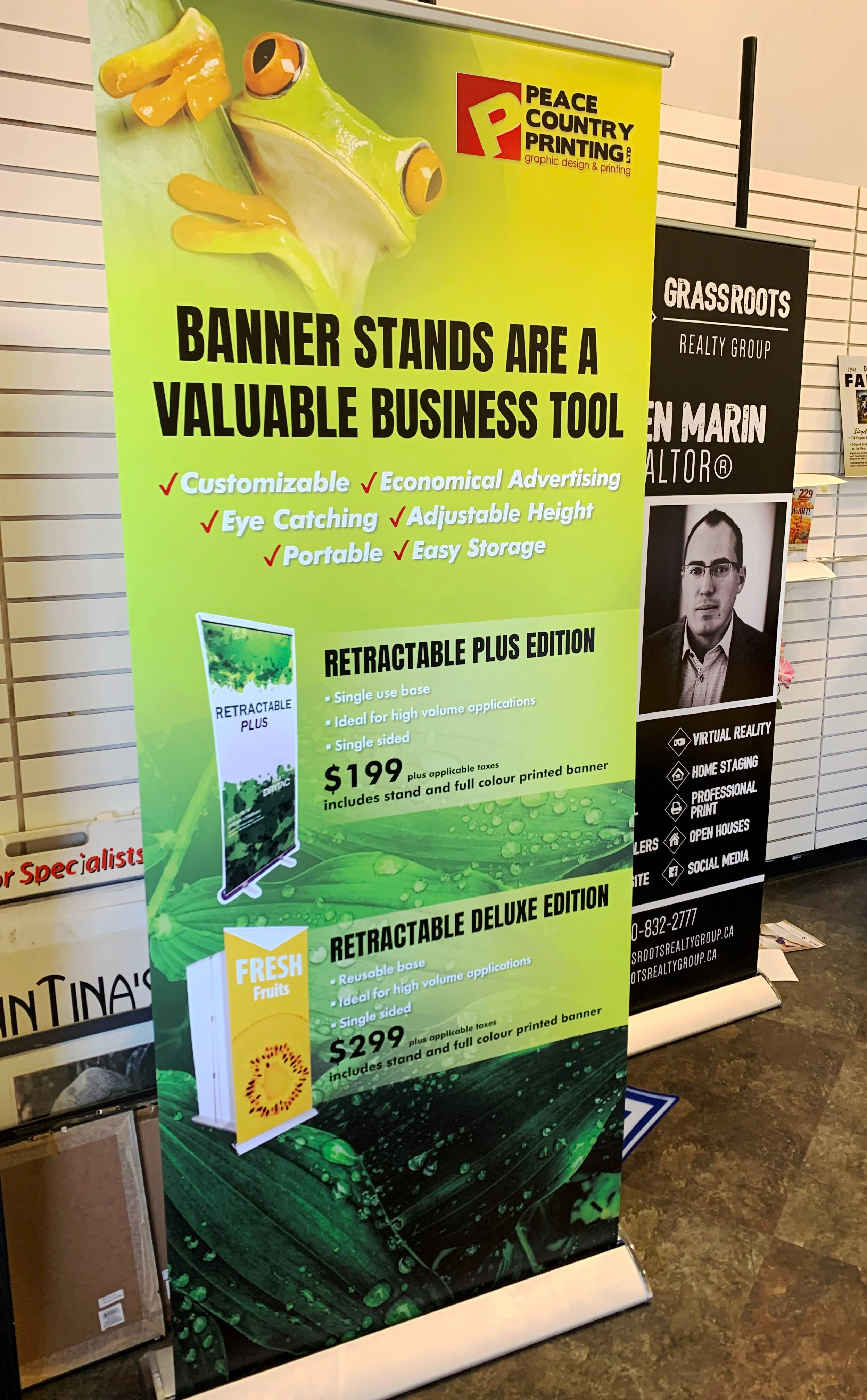 Retractable Banners — Peace Country Printing