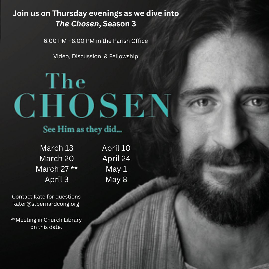 Upcoming Parish Events — St. Bernard Parish