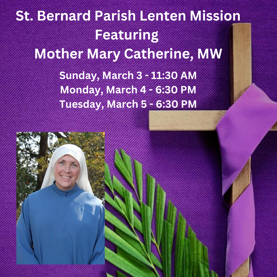 Upcoming Parish Events — St. Bernard Parish