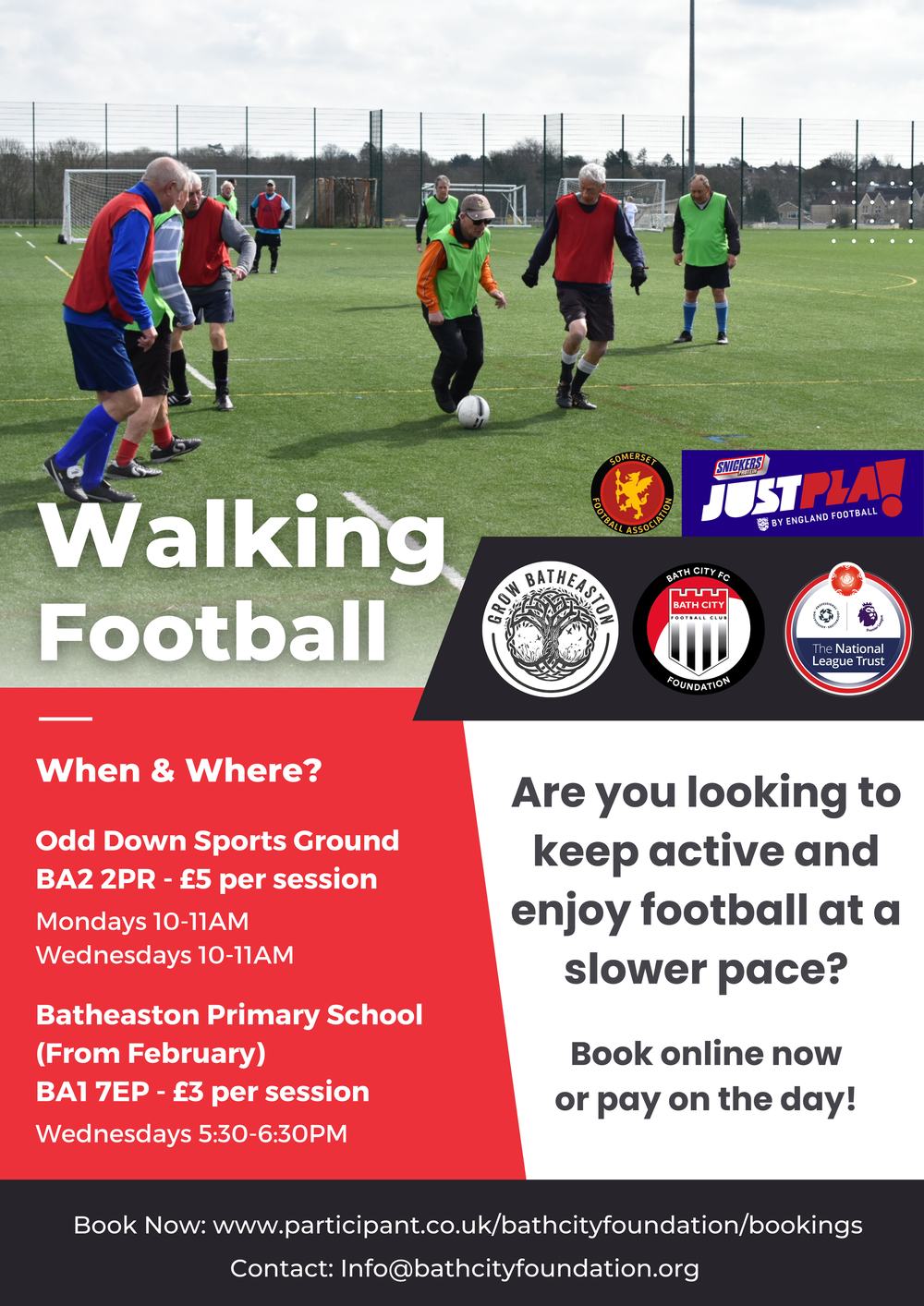 Walking Football — Bath City FC Foundation