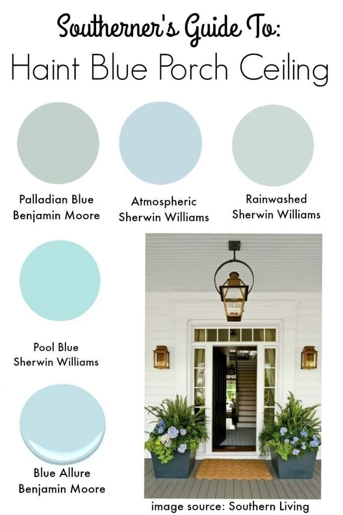 Southern Blue Porch Ceilings - A Timeless Tradition — The Beaumont ...