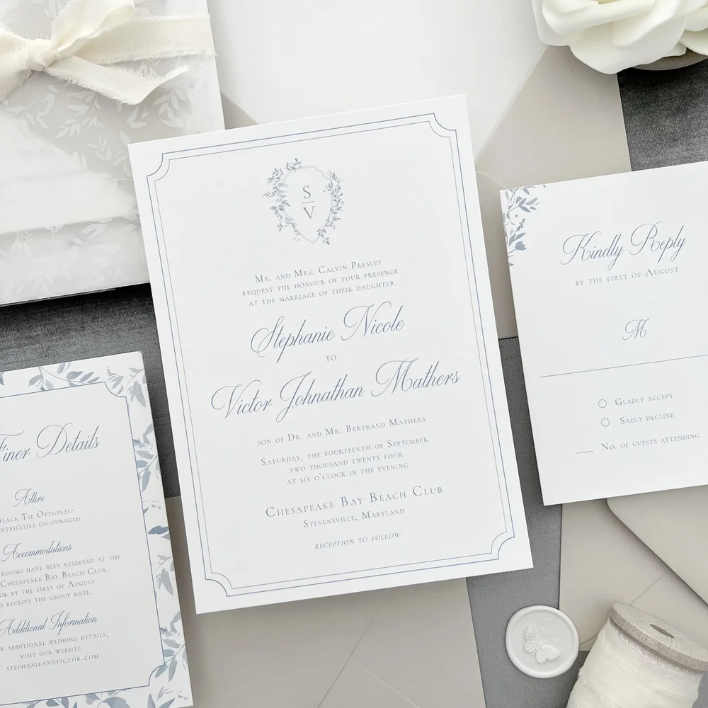 French wedding invitations 60 photos - Astyledwedding.com