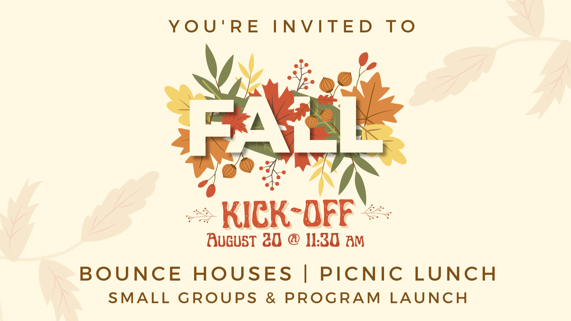Fall Kick-Off — Saint Matthew