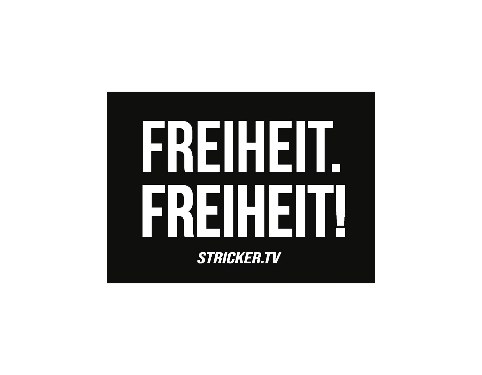 Aufkleber Freiheit Freiheit 100 St ck STRICKER TV aufkleber-freiheit-freiheit-100-st-ck-stricker-tv