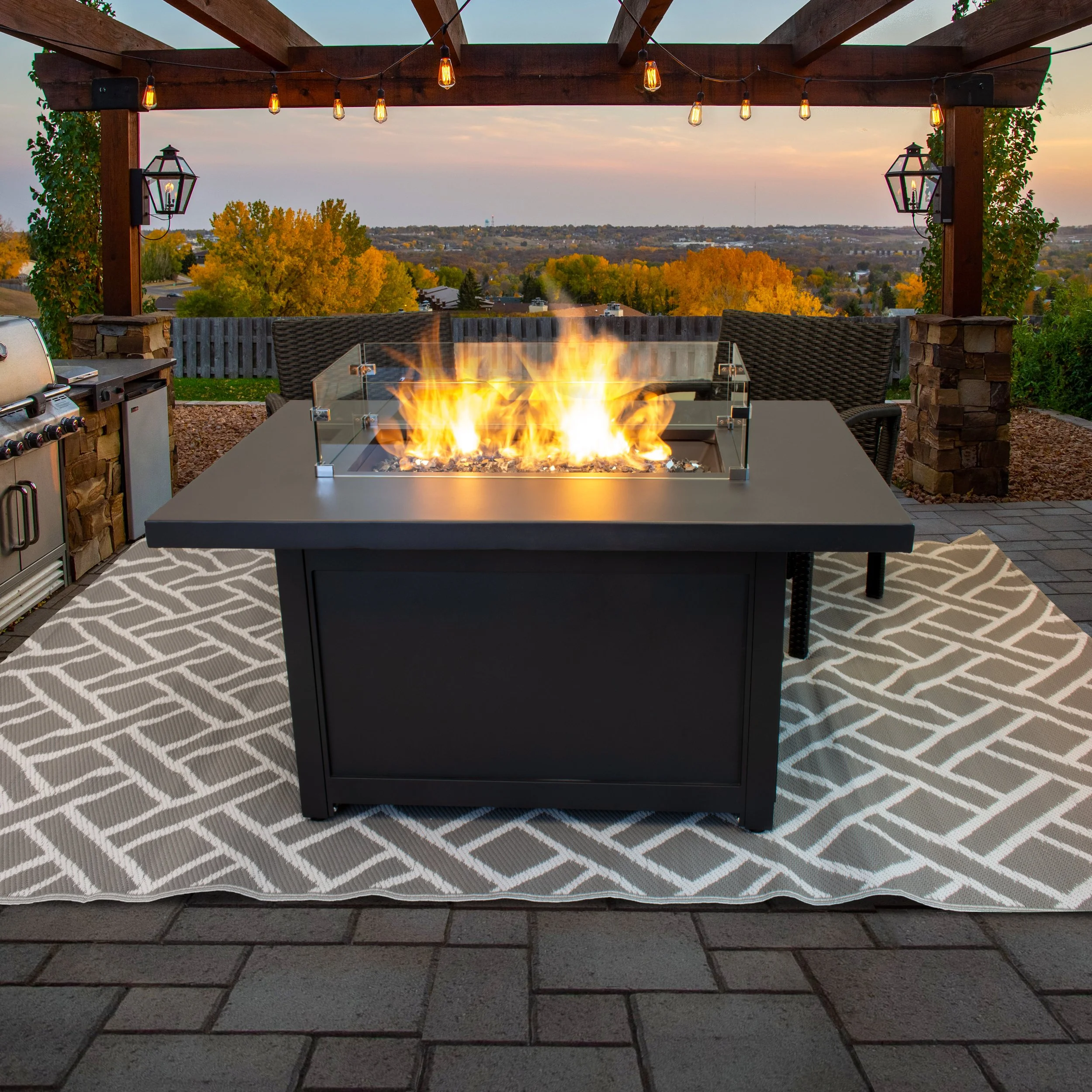 Outdoor Fireplace + BBQ Gas Line Installation Kawartha Lakes — British ...