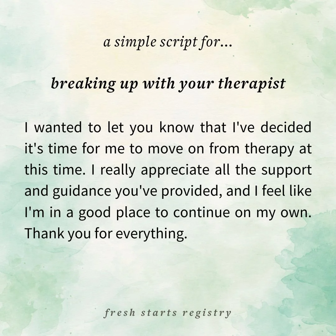 Simple Scripts to Support Your People | Fresh Starts Registry
