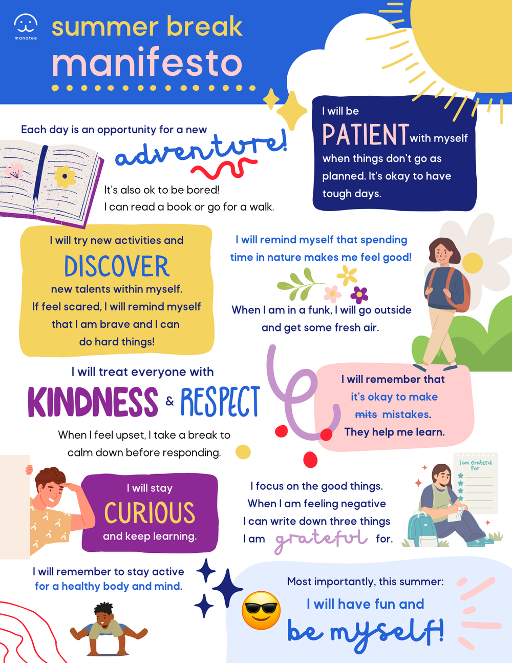 Your Self-Care Summer Starter Pack | Manatee | Manatee