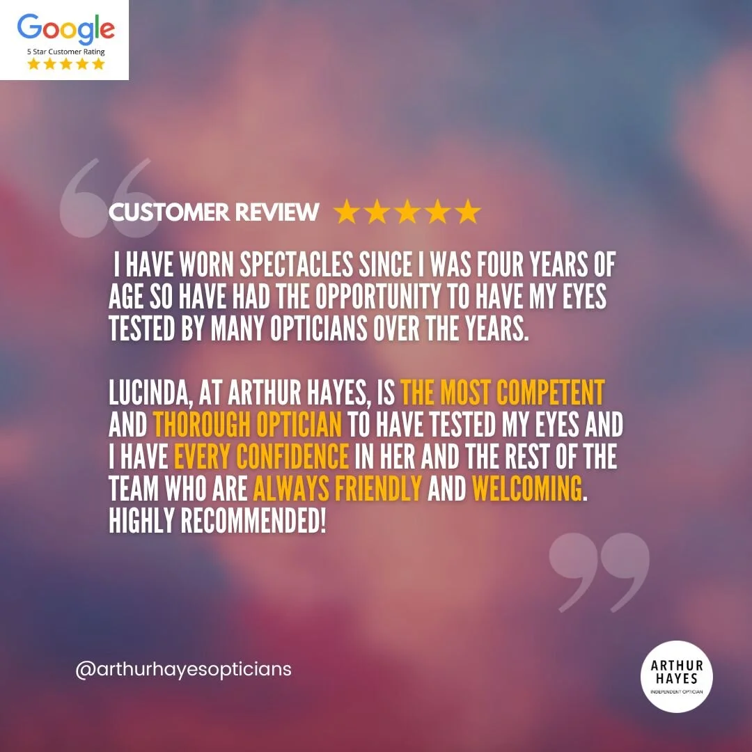Expert Eye Care, Arthur Hayes Opticians