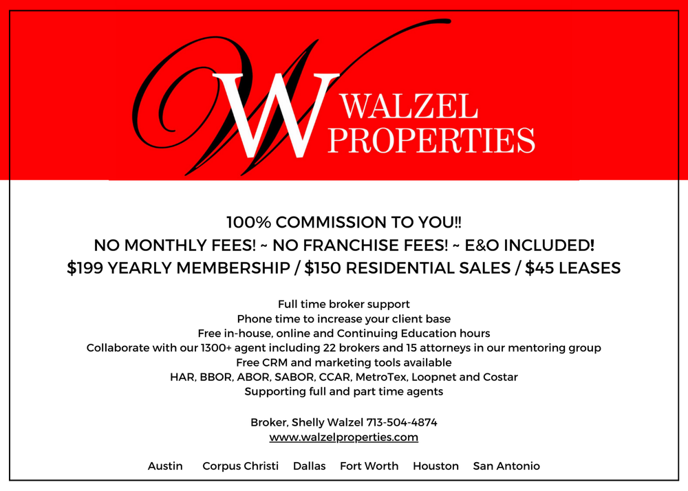 Career Opportunity — Walzel Properties