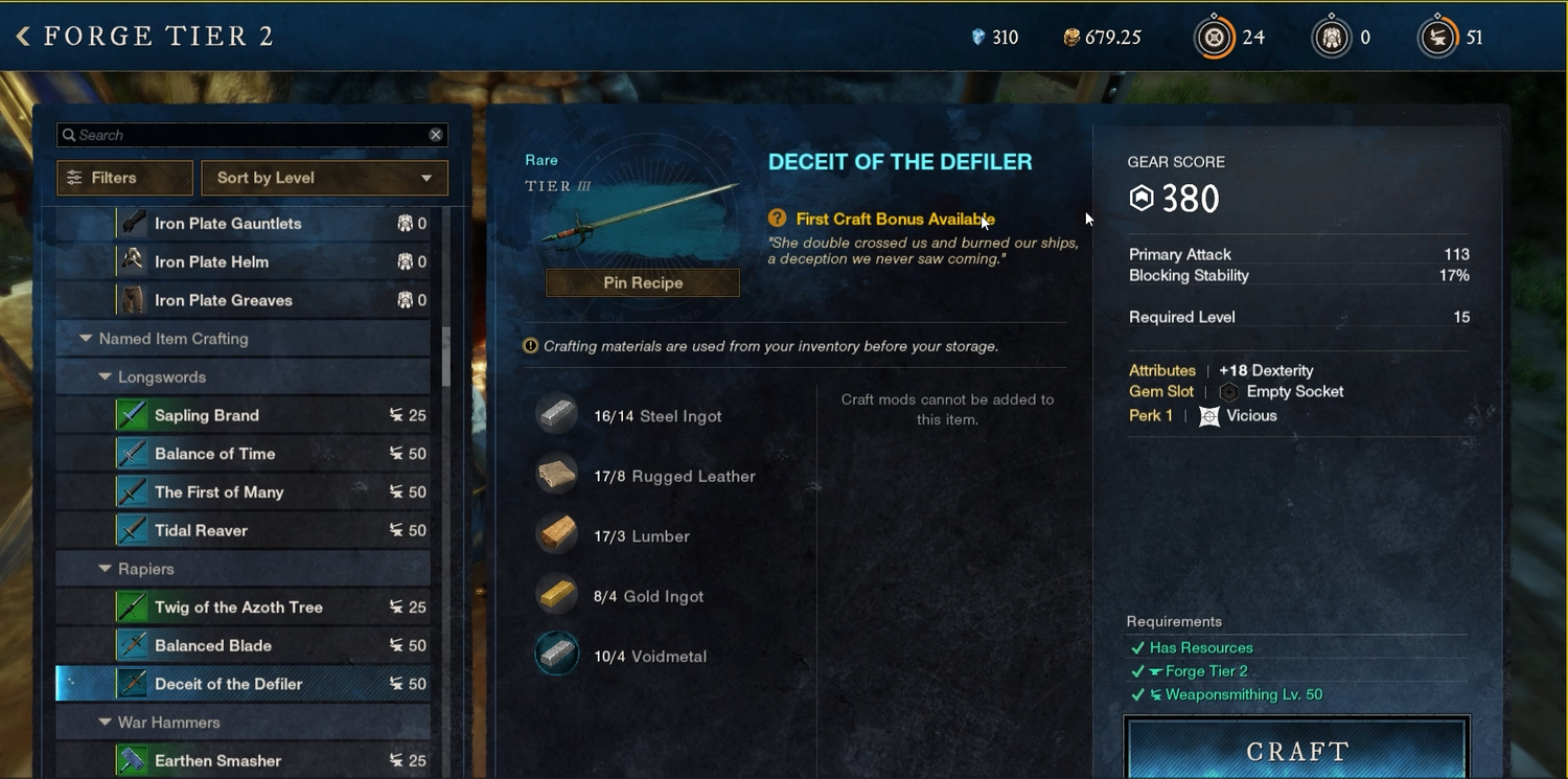 Rapier / Musket Beginner PvP Build — PvP New World