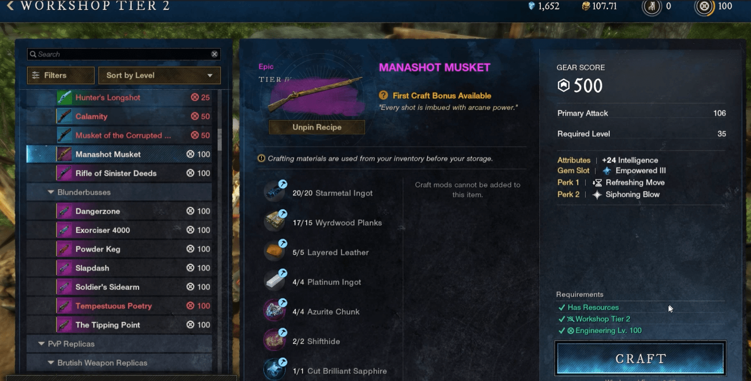 Rapier / Musket Beginner PvP Build — PvP New World