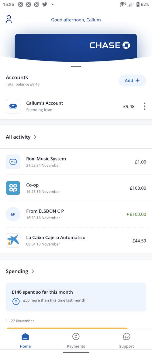 Chase Bank Account Balance
