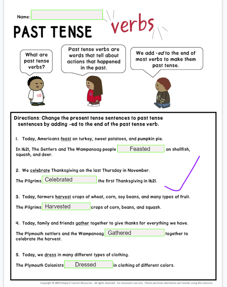 Thanksgiving Activities: Informational Reading Comprehension ESL Gen Ed ...