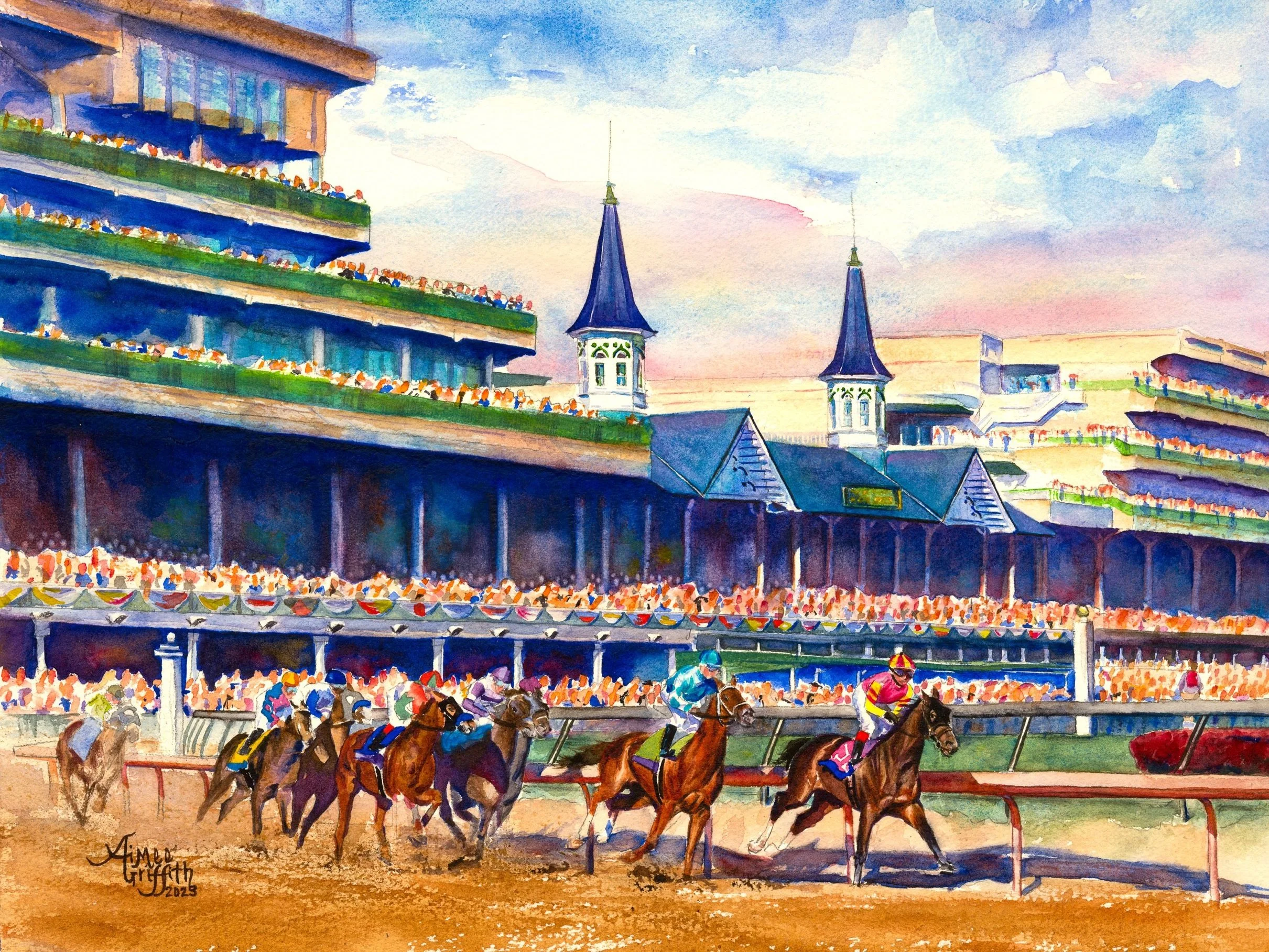 Watercolors by Aimee Official artist of the Kentucky Derby and Kentucky ...