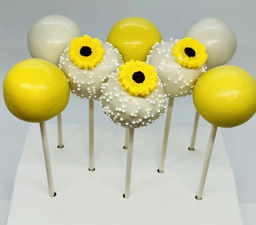 Sunflower Theme Cake Pops | Best Flower Site