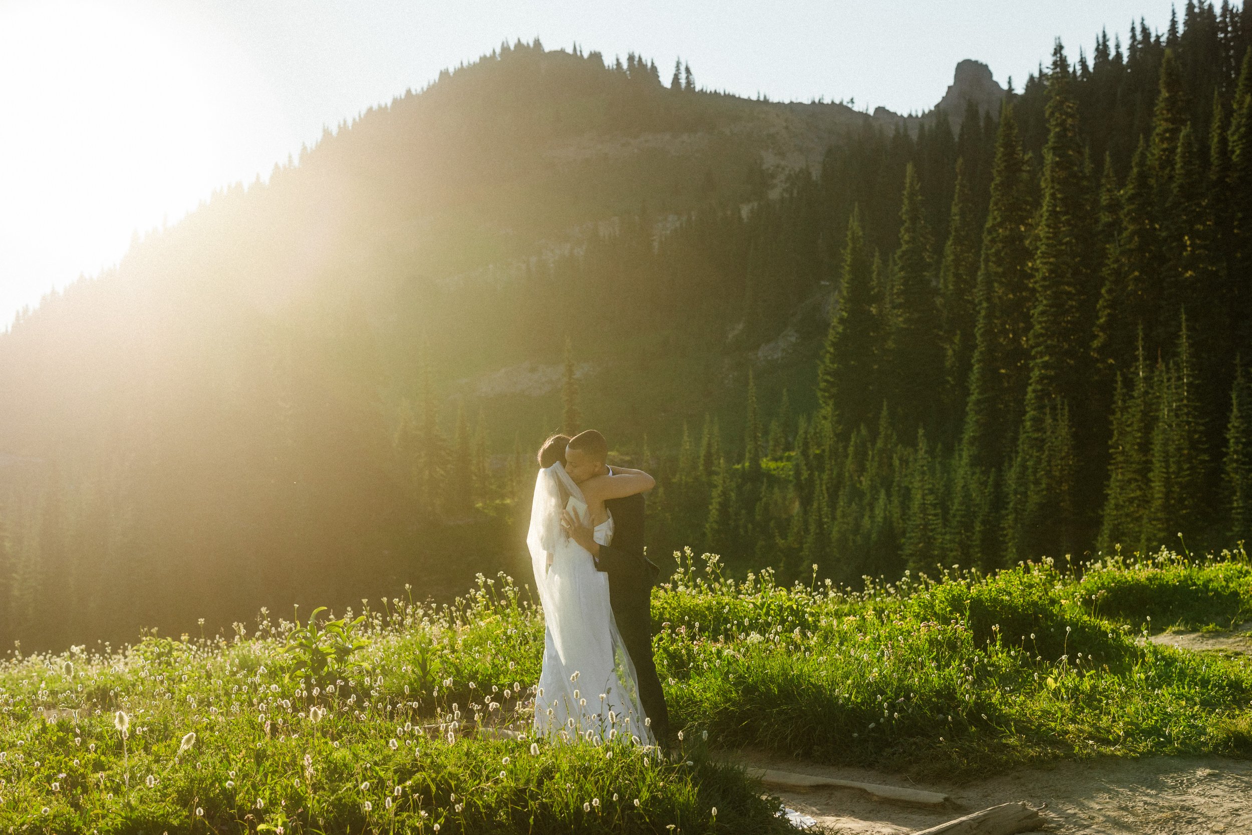 Naches Peak Loop Elopement - Adventure Elopement Photographer
