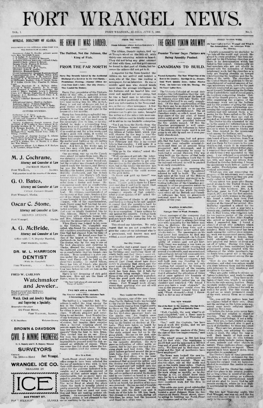 Reading Wrangell’s Historic Newspapers — Wrangell History Unlocked