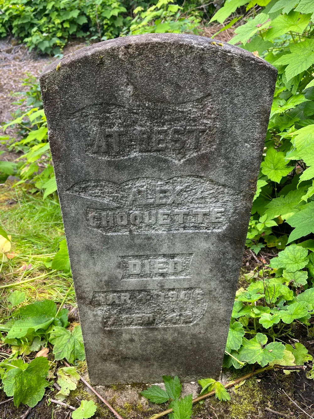 Paying Respects at the Choquette Family Cemetery — Wrangell History ...